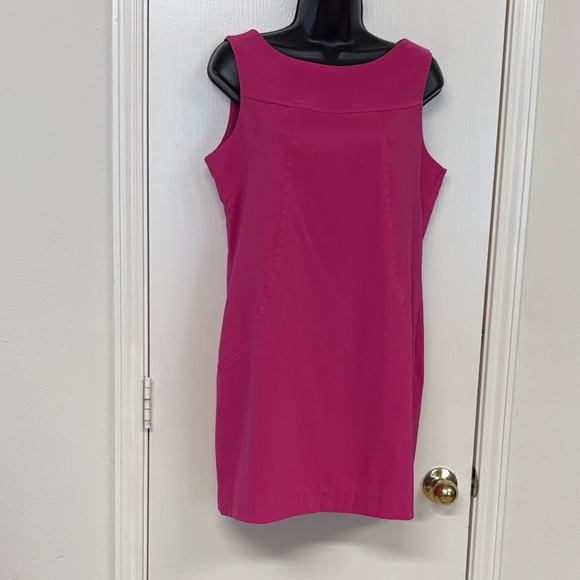 AB Studio | Dresses | Ab Studio Vibrant Pink Mini Dress | Poshmark